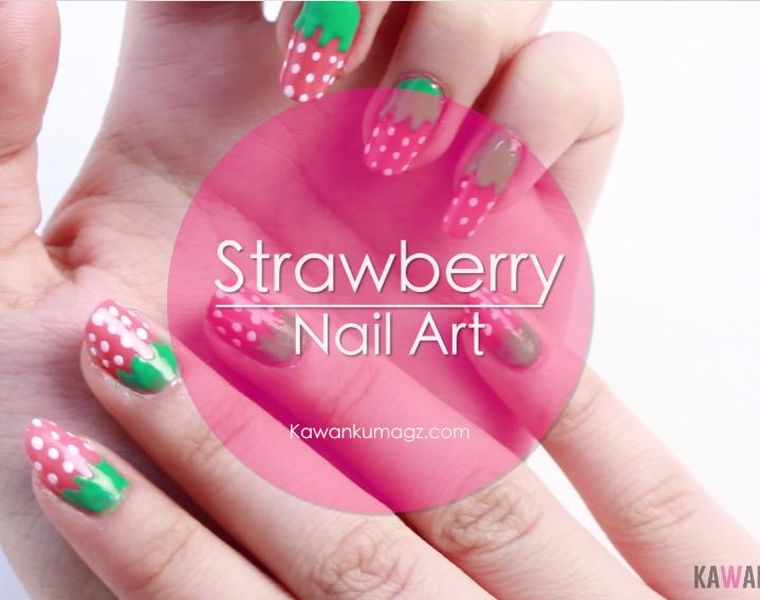 Strawberry Nail Art Tutorial