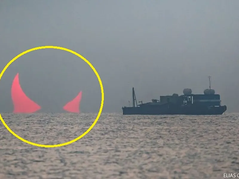 Viral Penampakan Siluet Tanduk Setan Muncul dari Dalam Laut, Ini yang ...