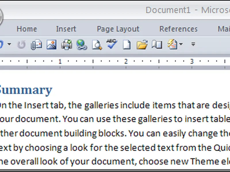 Cara Buat Kesimpulan Otomatis Di Microsoft Word 2007, Gampang Loh ...