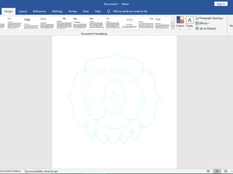 Cara Membuat Background Logo Universitas Untuk Skripsi, Mudah Banget ...