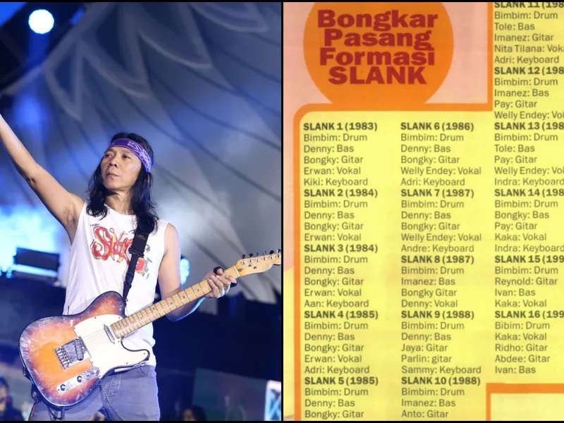 Bukan 14, Tapi Ternyata Formasi Slank Ada 16? Ini Lengkapnya