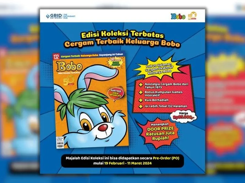 Majalah Bobo Edisi Koleksi Terbatas Cergam Keluarga Bobo Hadir Lagi ...