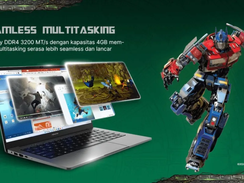 Advan Rilis Laptop Tbook Berdesain Ala Transformers di Harga 3 Jutaan