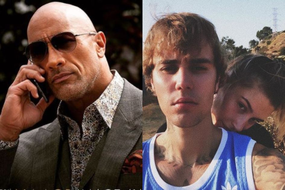 Dwayne Johnson And Justin Bieber