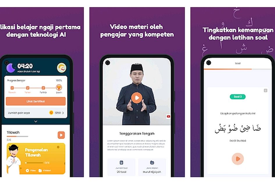 Qara’a: Aplikasi Belajar Baca Al Quran yang Baik dan Benar Dari Pontianak