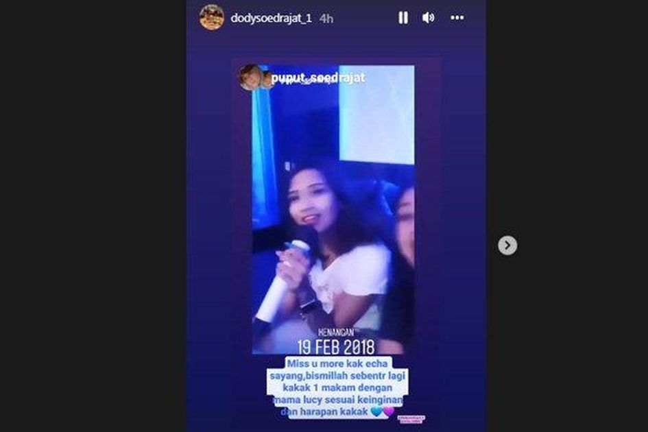 'Bismillah Sebentar Lagi Satu Makam dengan Mama', Doddy Sudrajat Bagikan Video Lawas Vanessa ...