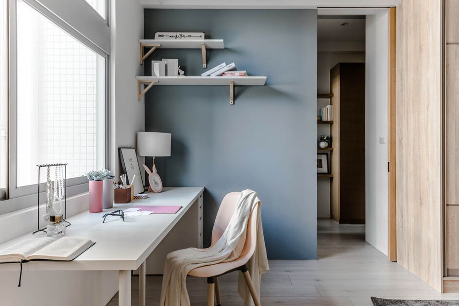 Aneka Ide Warna Pastel untuk Tampilan Kantor Rumah yang Cantik