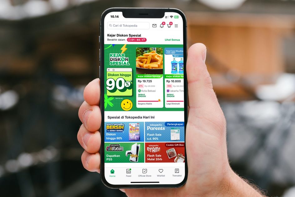 Buruan! Belanja di Kejar Diskon Tokopedia, Diskonnya Bisa Sampai 90% ... Buruan! Belanja di Kejar Diskon Tokopedia, Diskonnya Bisa Sampai 90% ...