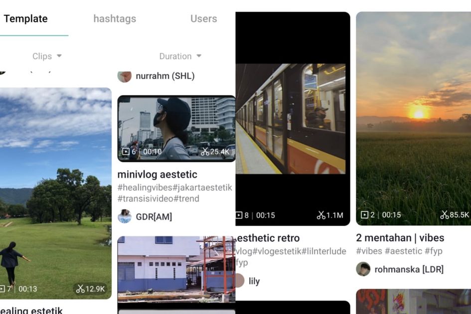 5 Rekomendasi Template Capcut Aesthetic, Buat Video Lo Jadi Memorable!