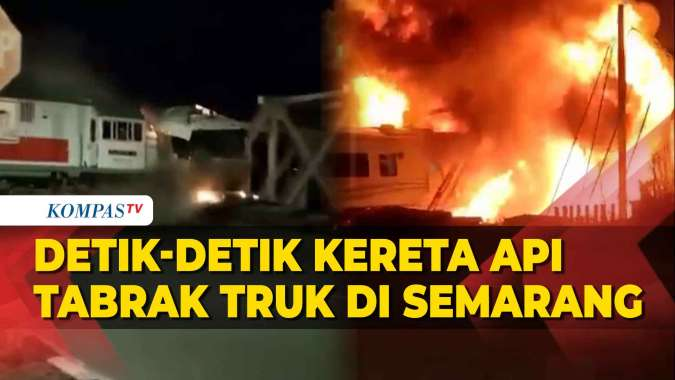 Peristiwa Tabrakan Kereta Api Dan Truk Di Semarang, Ini Alasan Kereta Api Tak Bisa Berhenti Mendadak