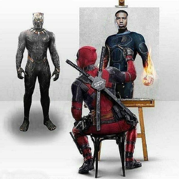 Kocak! Begini Hasil Lukisan Deadpool kalo Doi jadi Seorang Pelukis ...