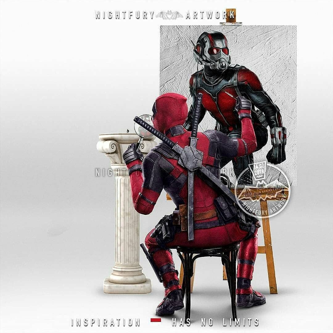 Kocak! Begini Hasil Lukisan Deadpool kalo Doi jadi Seorang Pelukis ...