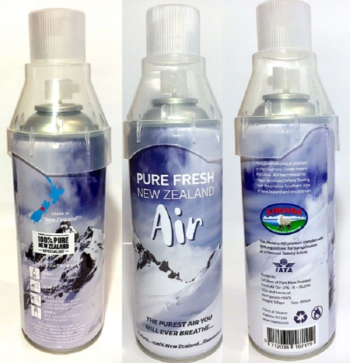 Udara Segar New Zealand Dijual dalam Bentuk Kalengan, Harganya Rp1,4 Juta