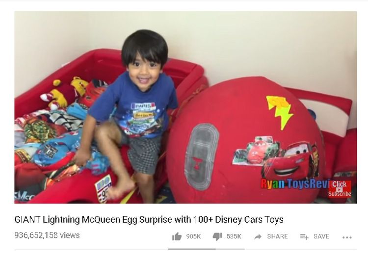 Suka Review Mainan, Bocah 7 Tahun Raup Rp 314 Miliar dari YouTube