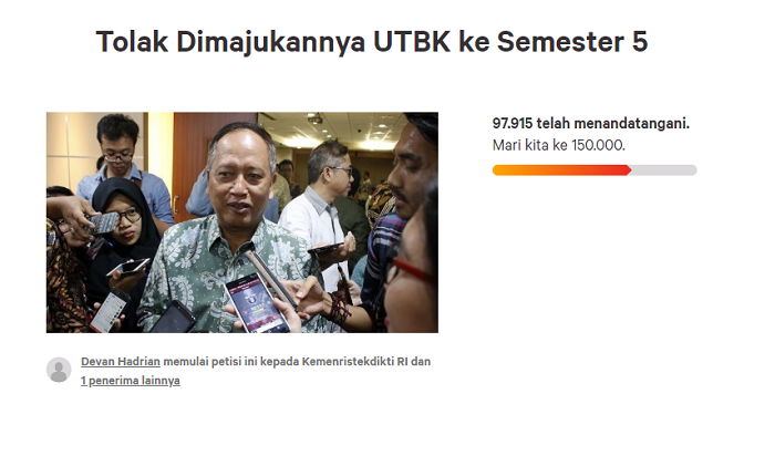 Muncul Wacana Pelaksanaan UTBK Dimajukan ke Akhir Tahun 2019, Begini ...