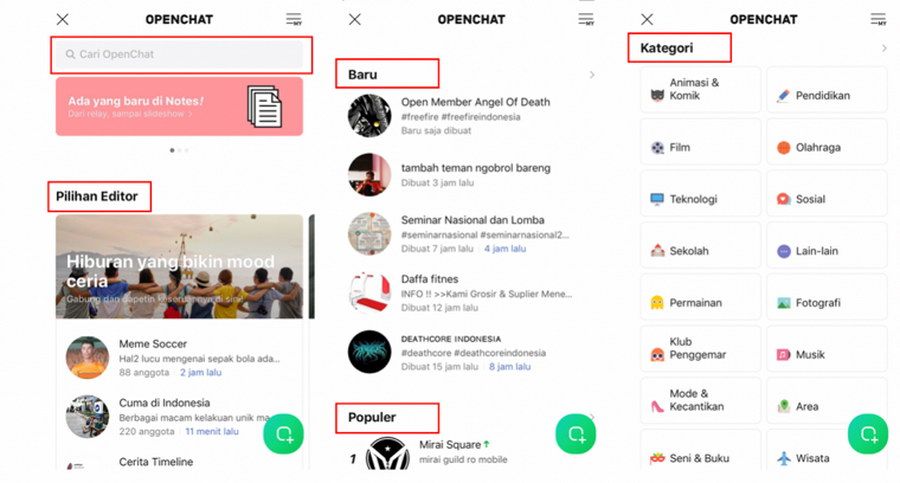 Gambar Animasi Line Chat