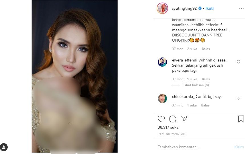 Ayu Ting Ting Telanjang