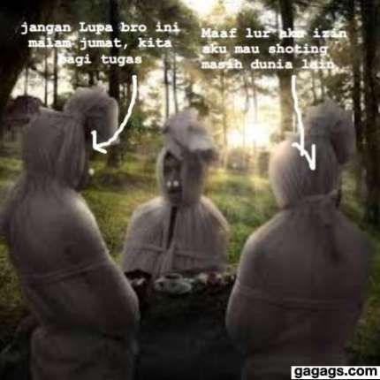 Gak Ada Harga dirinya Lagi, 7 Meme Pocong yang Bikin Ngakak Abis ...