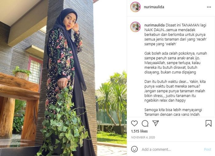 Nuri Maulida Instagram