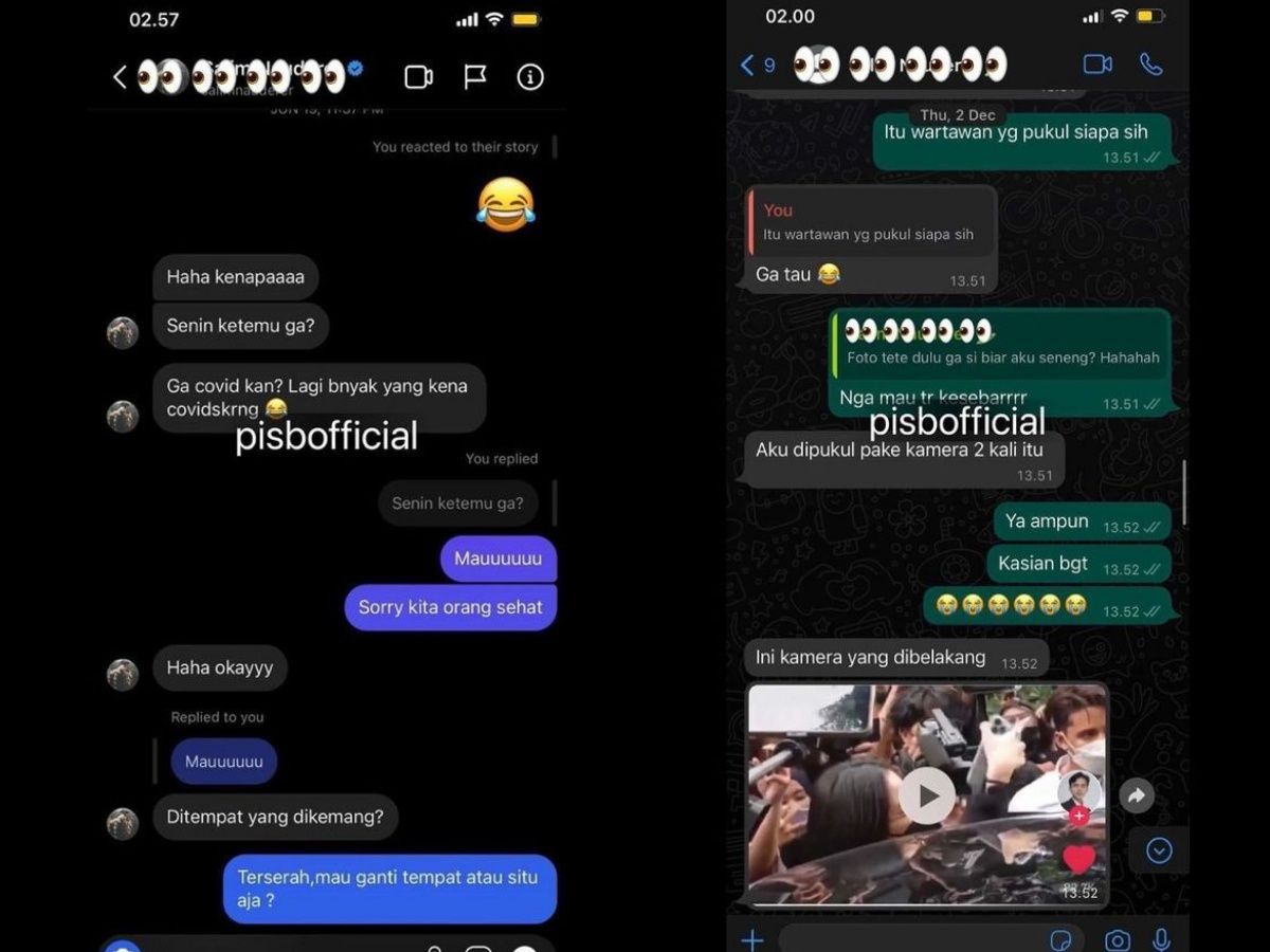 VIRAL! Foto dan Chat Mesum Diduga Salim Nauderer Kekasih Rachel Vennya Tersebar di Medsos ...