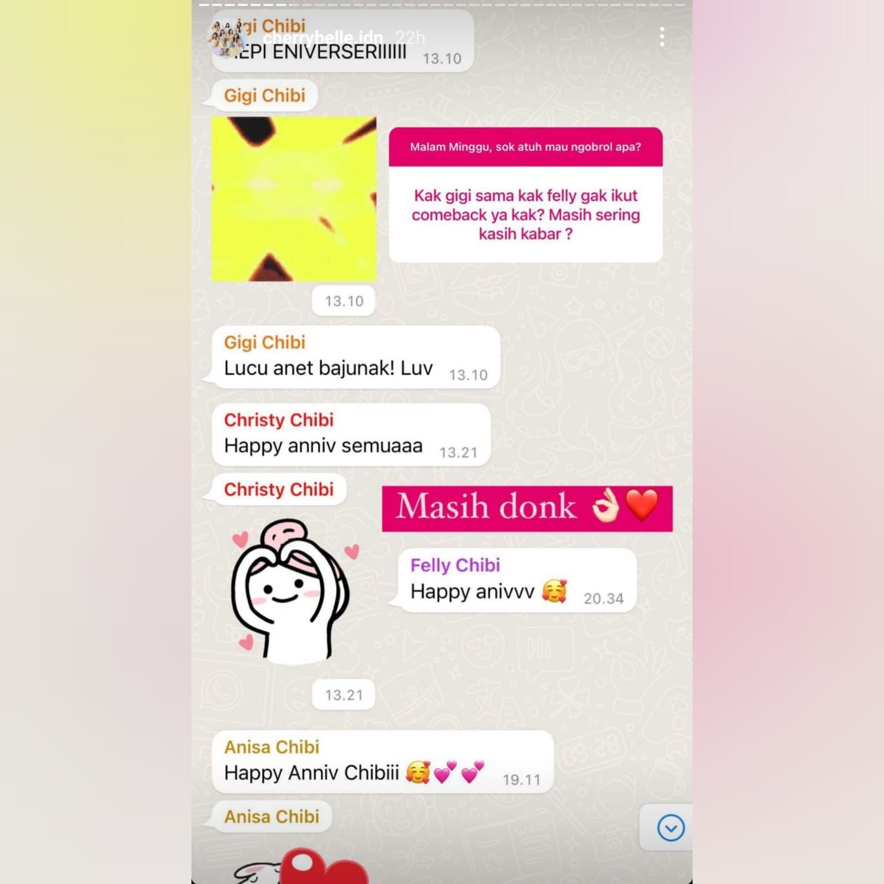 Christy Chibi Dan Anisa Chibi