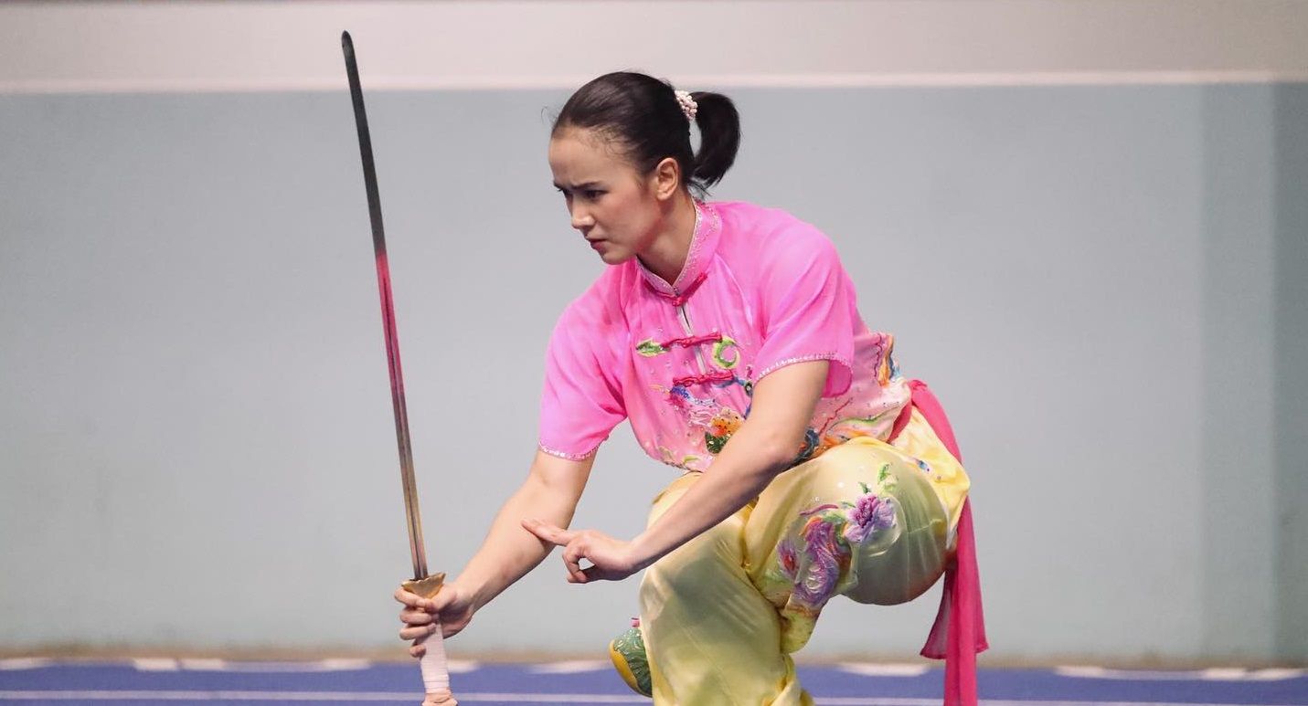 Nandhira Mauriskha Atlet Wushu Indonesia Berhasil Sabet Medali Perak