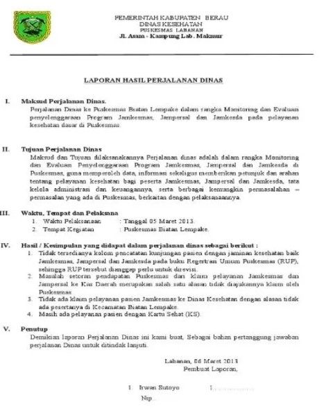 7 Contoh Laporan Kegiatan beserta Cara Membuatnya, Lengkap! - Semua ...