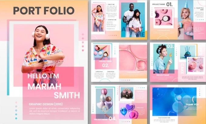 6 Contoh Portofolio, Lengkap dengan Cara Membuatnya - Semua Halaman ...