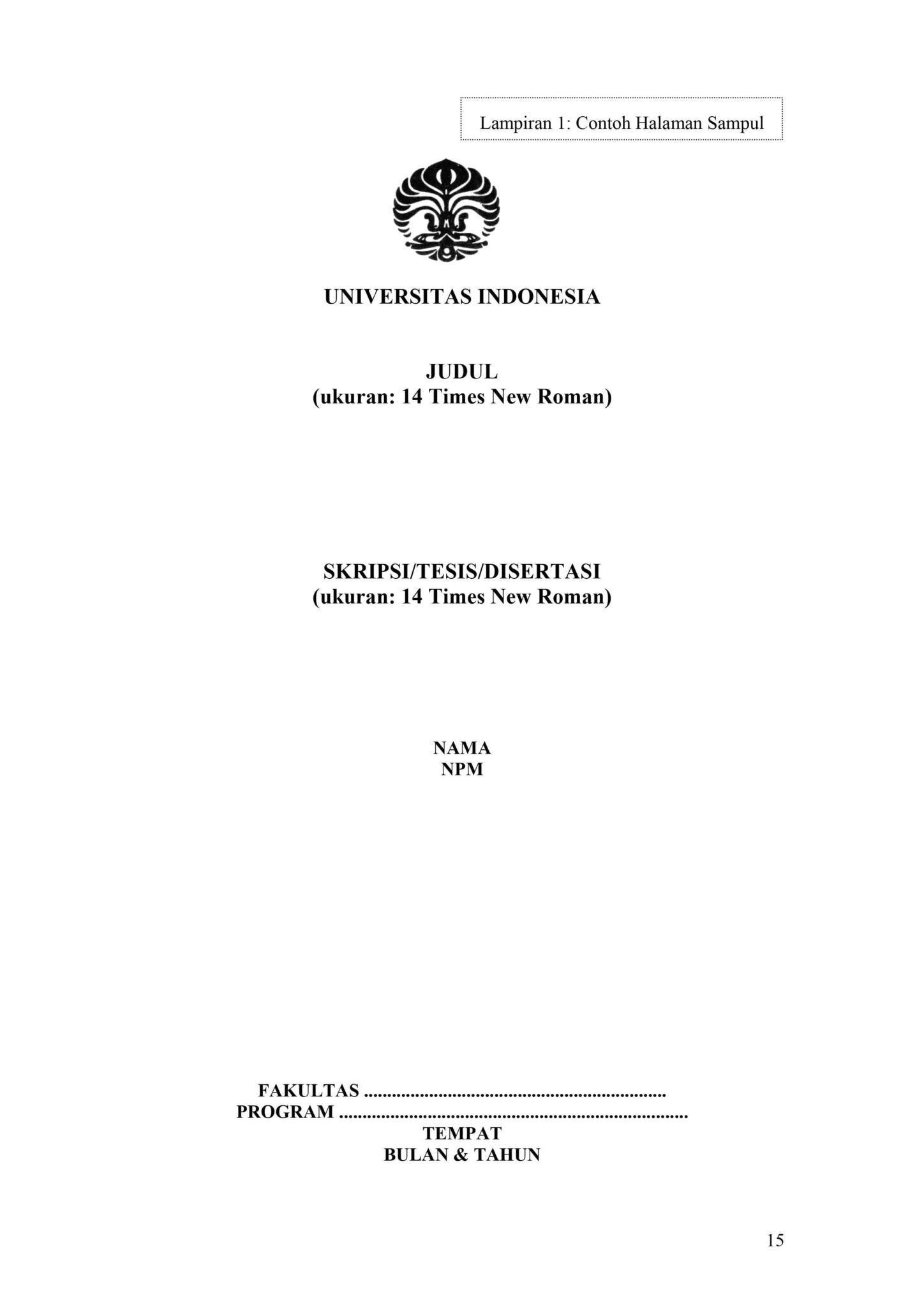 Contoh Cover Makalah yang Baik dan Benar untuk Tugas Sekolah Hingga Kuliah Lengkap dengan Format ...