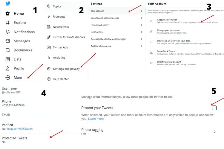 Ini Cara Mengunci Akun Twitter dan Mengubahnya Menjadi Privat - Semua ...