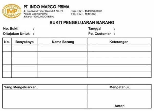 11 Contoh Surat Jalan yang Baik dan Benar beserta Struktunya - Semua ...