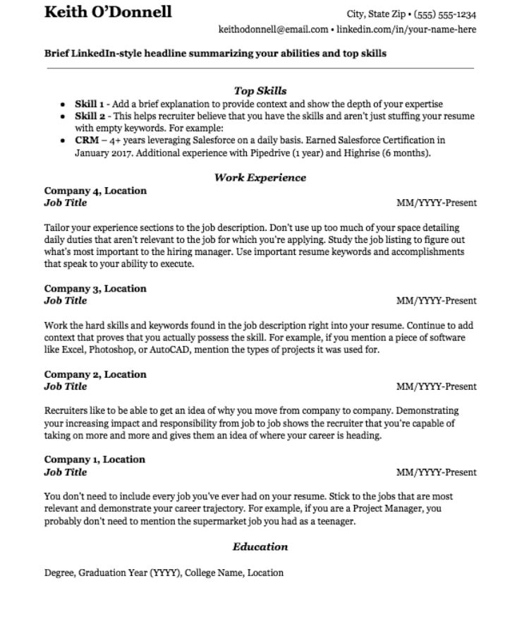 Contoh CV ATS Friendly Lengkap dengan Cara Membuatnya - Halaman 2 ...