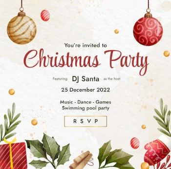 22 Contoh Undangan Natal, Kreatif dan Gak Pasaran! - Sonora.id