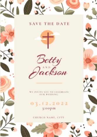 15 Contoh Undangan Pernikahan Kristen, Sederhana dan Estetik! - Sonora.id