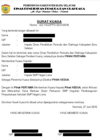 7 Contoh Surat Kuasa beserta Jenis dan Cara Membuatnya, Lengkap ...