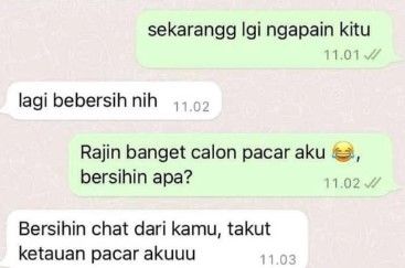 11 Chat WA Lucu sama Pacar, Kocak dan Unik Bikin Geleng Kepala! - Semua ...