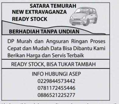 Contoh Iklan Kolom, Pengertian, Ciri-ciri dan Tujuan - Halaman 2 ...