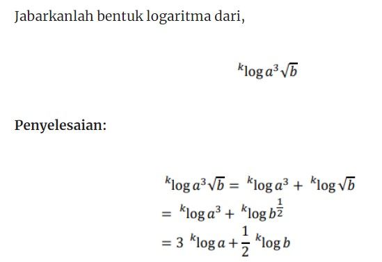 17 Contoh Soal Logaritma Dan Pembahasannya Materi Sma Lengkap