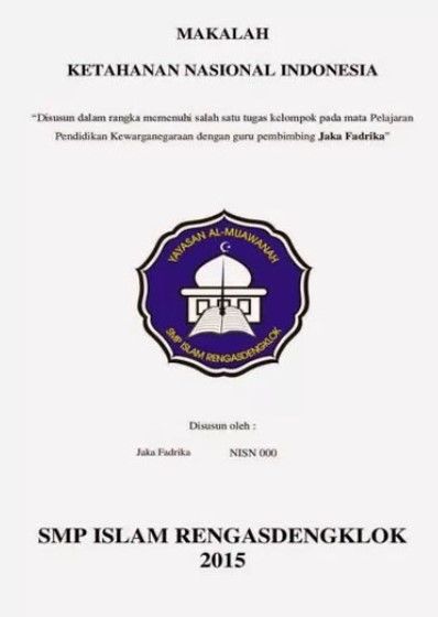 15 Contoh Cover Makalah untuk Kelompok dan Individu, Lengkap! - Semua ...