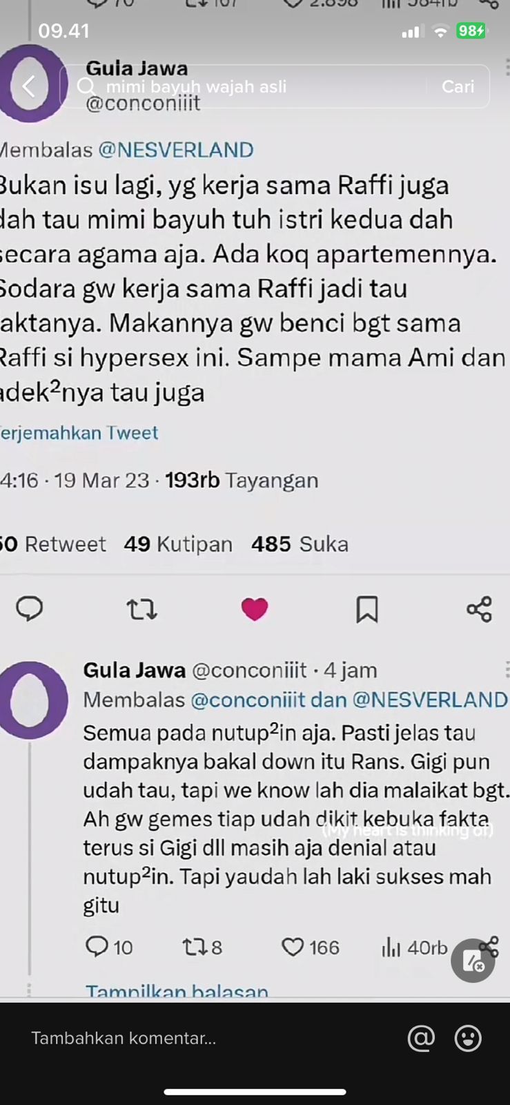 Dituding Jadi Istri Siri Raffi Ahmad, Mimi Bayuh Cuek dan Malah Lakukan ... Dituding Jadi Istri Siri Raffi Ahmad, Mimi Bayuh Cuek dan Malah Lakukan ...