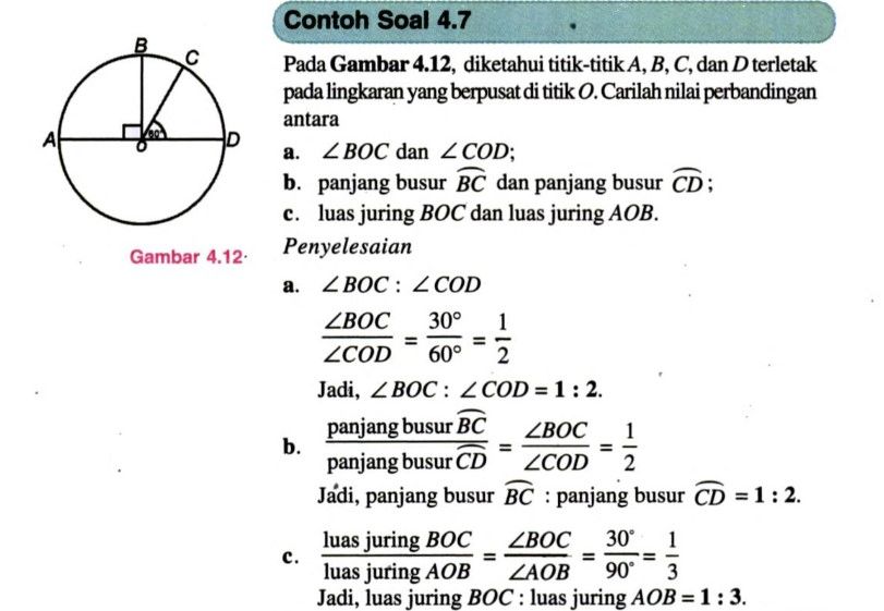 10 Contoh Soal Luas Juring Lingkaran Lengkap dengan Jawabannya - Semua ...