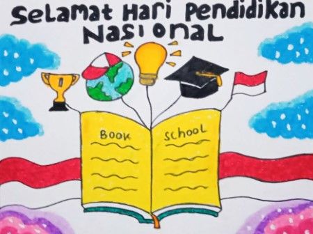 15 Poster Hardiknas, Ucapan dan Harapan di Hari Pendidikan Nasional ...