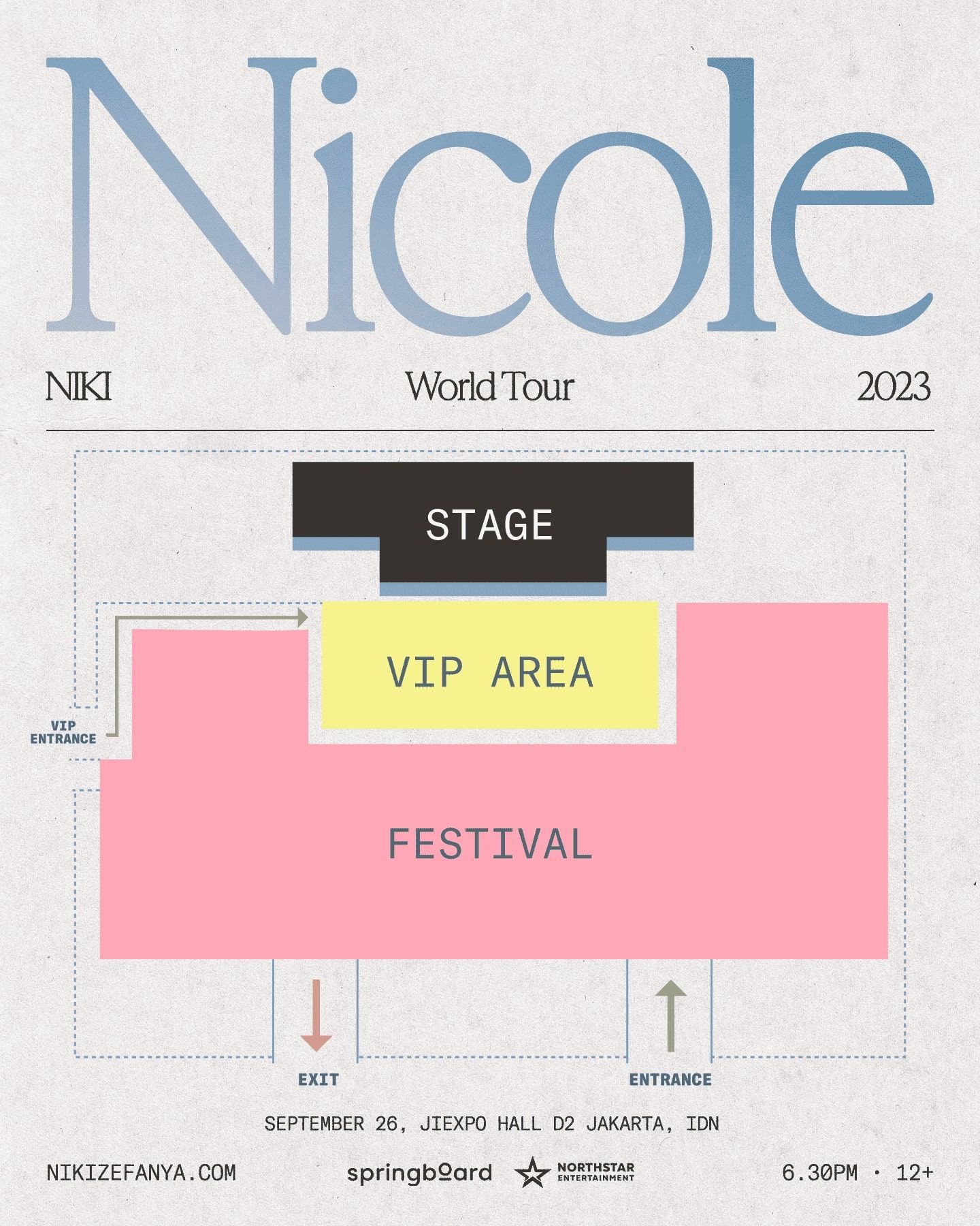 Harga Tiket Konser NIKI 'Nicole World Tour 2023' di Jakarta, Indonesia ...