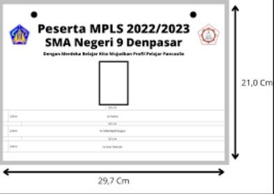 9 Contoh Cara Membuat Name Tag MPLS 2023 SMP SMA SMK Ciptakan Tanda Pengenal Berkesan - Berita DIY