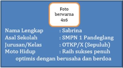 12 Contoh Name Tag MPLS Kreatif untuk SD, SMP, hingga SMA/SMK - Semua ...