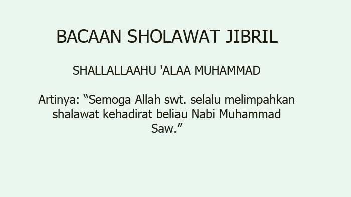 Bacaan Sholawat Jibril dan Keutamaannya: Bikin Rezeki Ngalir Deras ... Bacaan Sholawat Jibril dan Keutamaannya: Bikin Rezeki Ngalir Deras ...