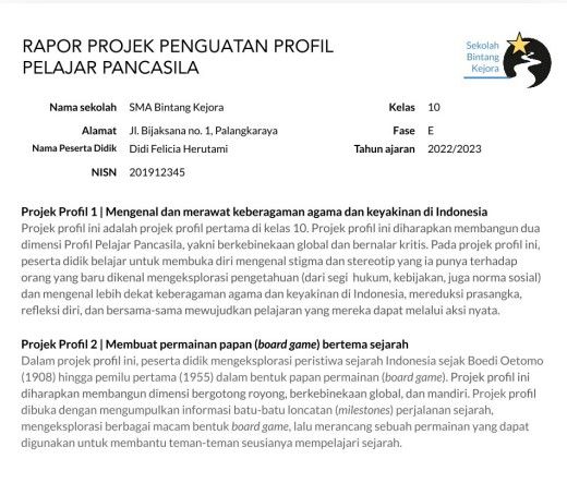 Bagaimana Cara Membuat Laporan Hasil Project Pancasila yang Efektif ...