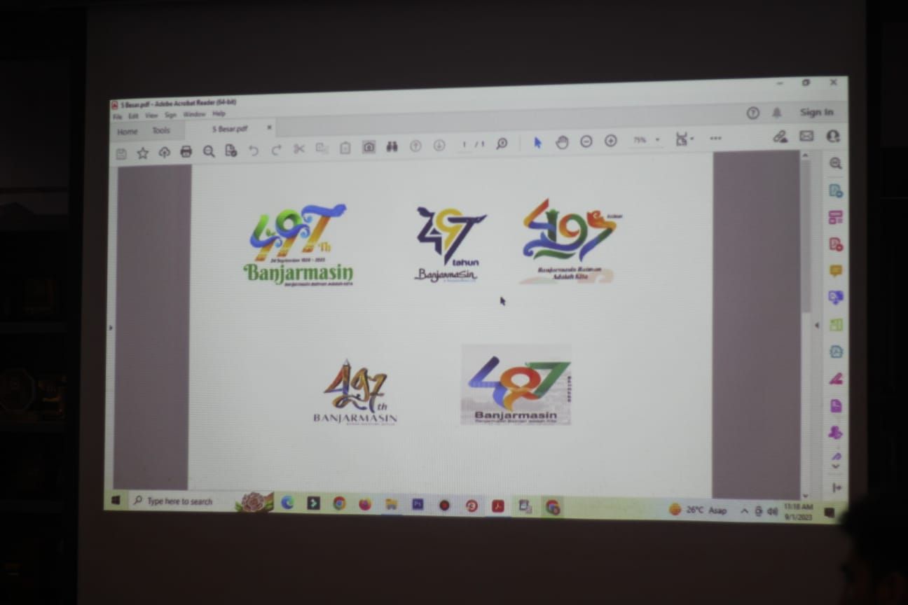 Senin, Logo Hari Jadi Ke-497 Kota Banjarmasin Dilaunching! - Sonora.id