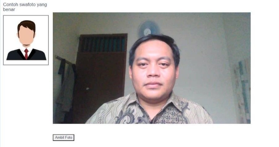 Contoh Swafoto dan Pas Foto CPNS 2024: Warna Background dan Ukuran - Sonora.id