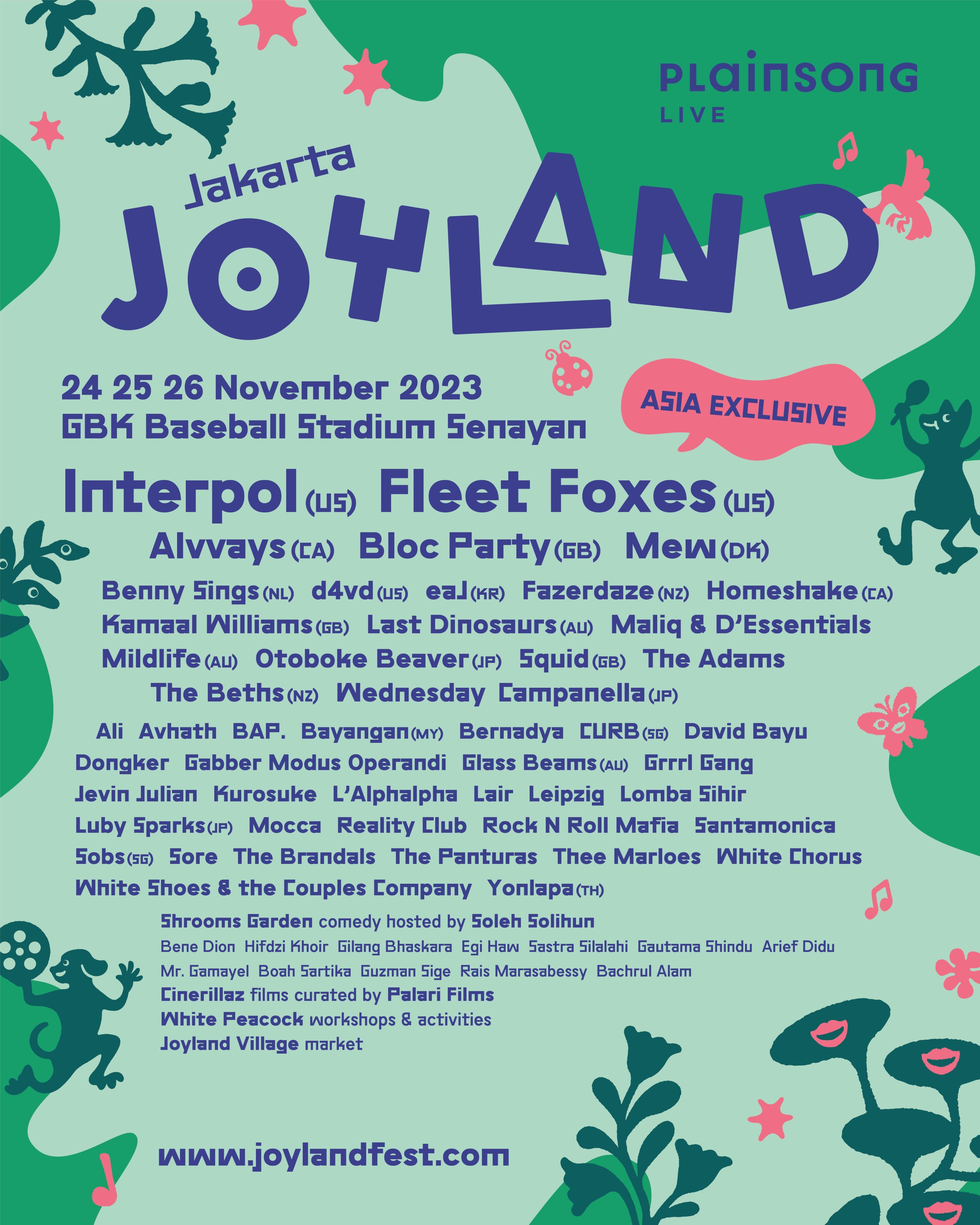 Joyland Festival Jakarta Akan Dimeriahkan oleh Penampilan D4vd, EAJ ...
